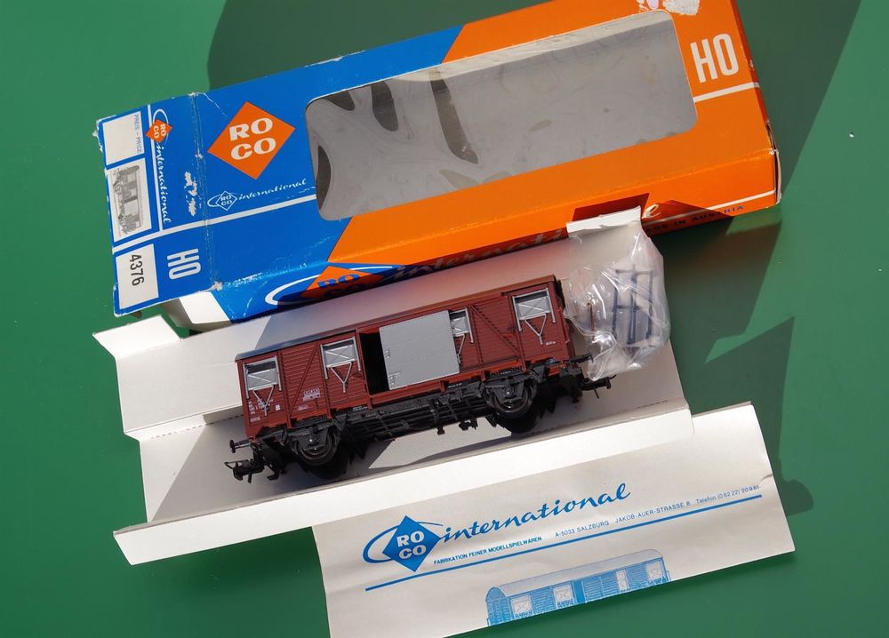 Roco 4376 H0 gedeckter Güterwagen Gs SBB (Nuovo (secondo la descrizione ...