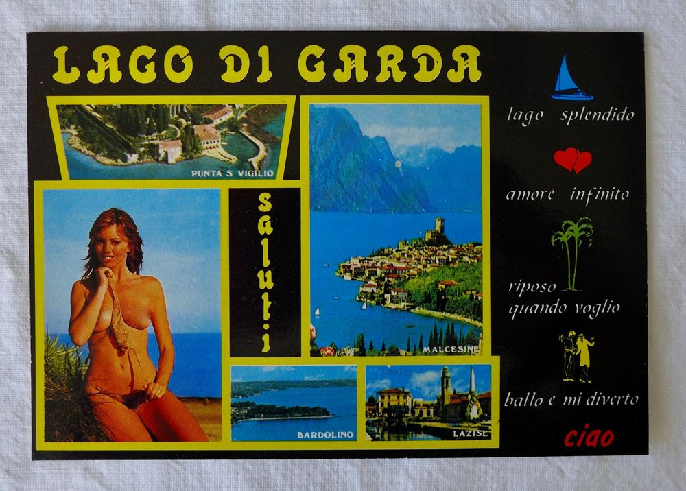AK EROTIK PIN UP, Lago di Garda, Mehrbild (Gebraucht) in Wallisellen für CHF 7 – mit Lieferung ...