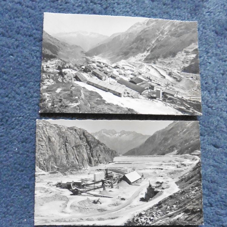 Göscheneralp,Maggia,Staudamm Ritom,Baustelle,Bahn,Baracken (Gebraucht ...