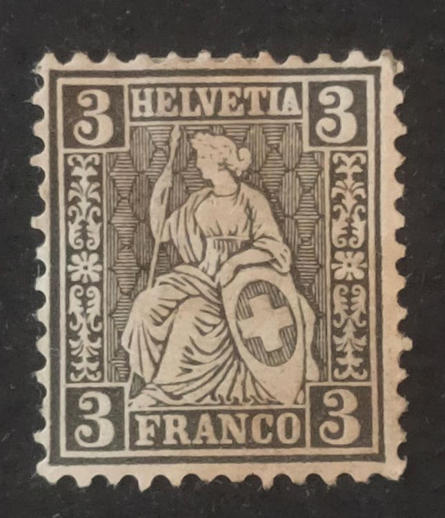 Sitzende Helvetia 1862 - Nr. 21, 3 Rp. | Kaufen auf Ricardo