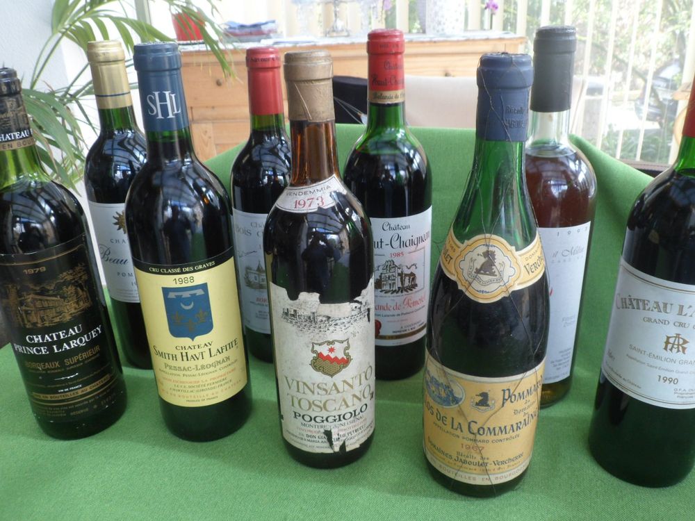 Wein Lot aus Nachlass, vorwiegend Bordeaux, 60er 80er 90er | Kaufen auf ...