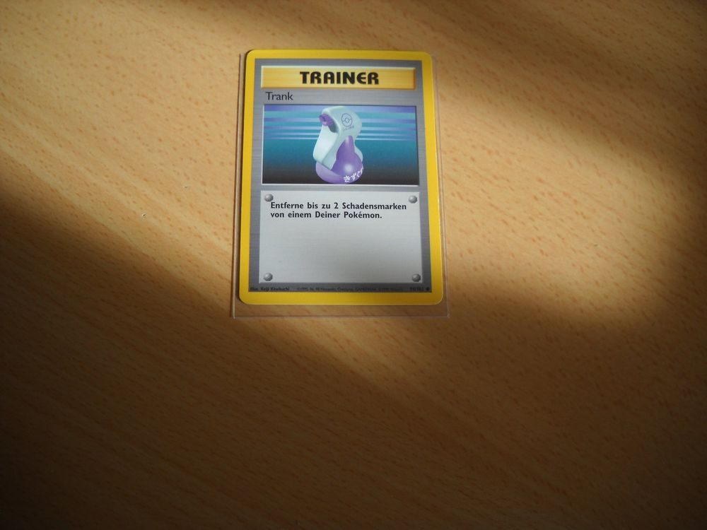 Trank Pokémon Karte Nr. 94/102 Base Set Deutsch Top (Neu (gemäss ...