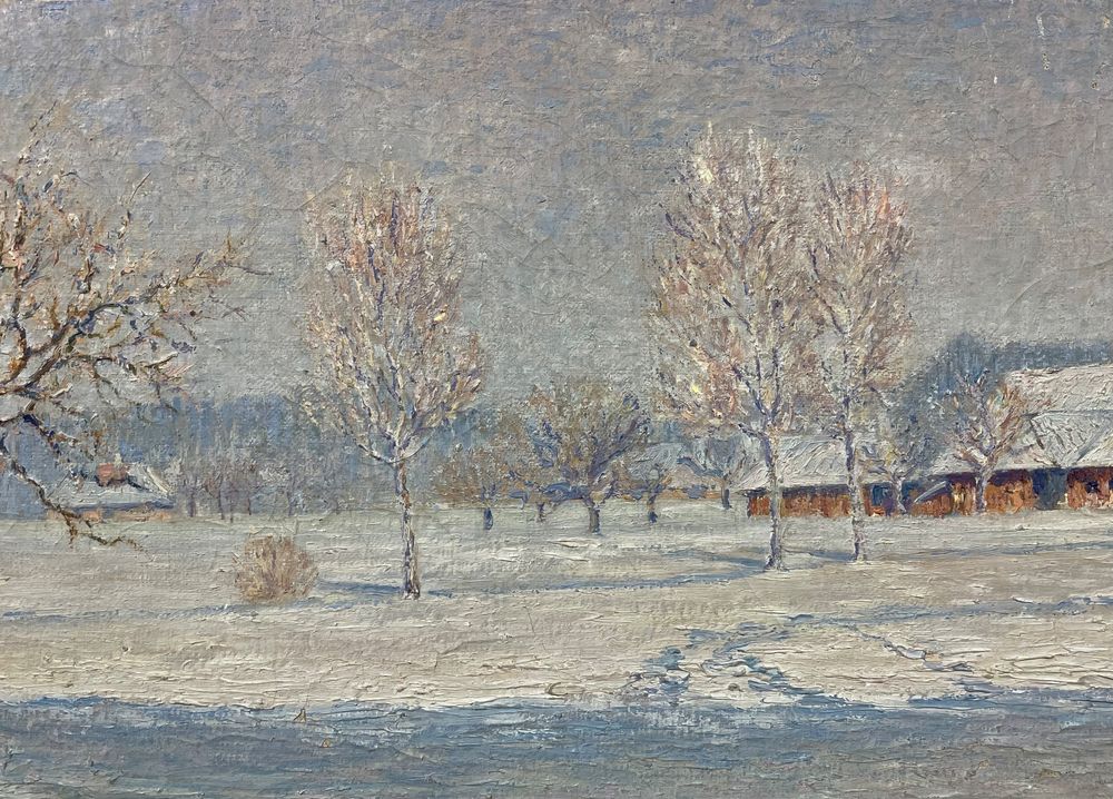 Faszinierendes Winterlandschaft Gemälde Signiert (Gebraucht) in Root für CHF 30 – mit Lieferung ...