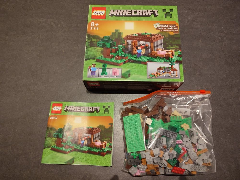 Lego Minecraft 21115 The First Night | Kaufen auf Ricardo