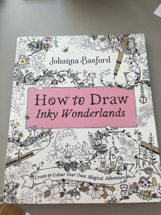 Zeichen- und Malbuch "How to Draw Inky Wonderlands", Basford (Gebraucht ...