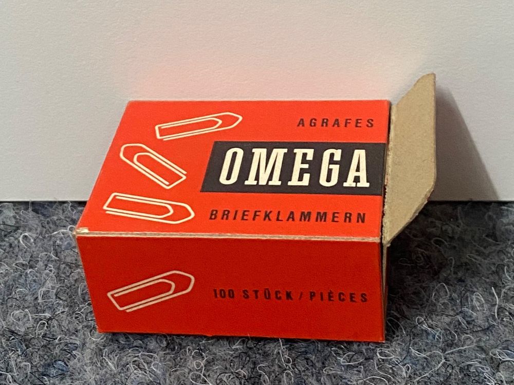 Vintage Briefklammern OMEGA Armbrustlogo 1950er RAR (Gebraucht) in ...