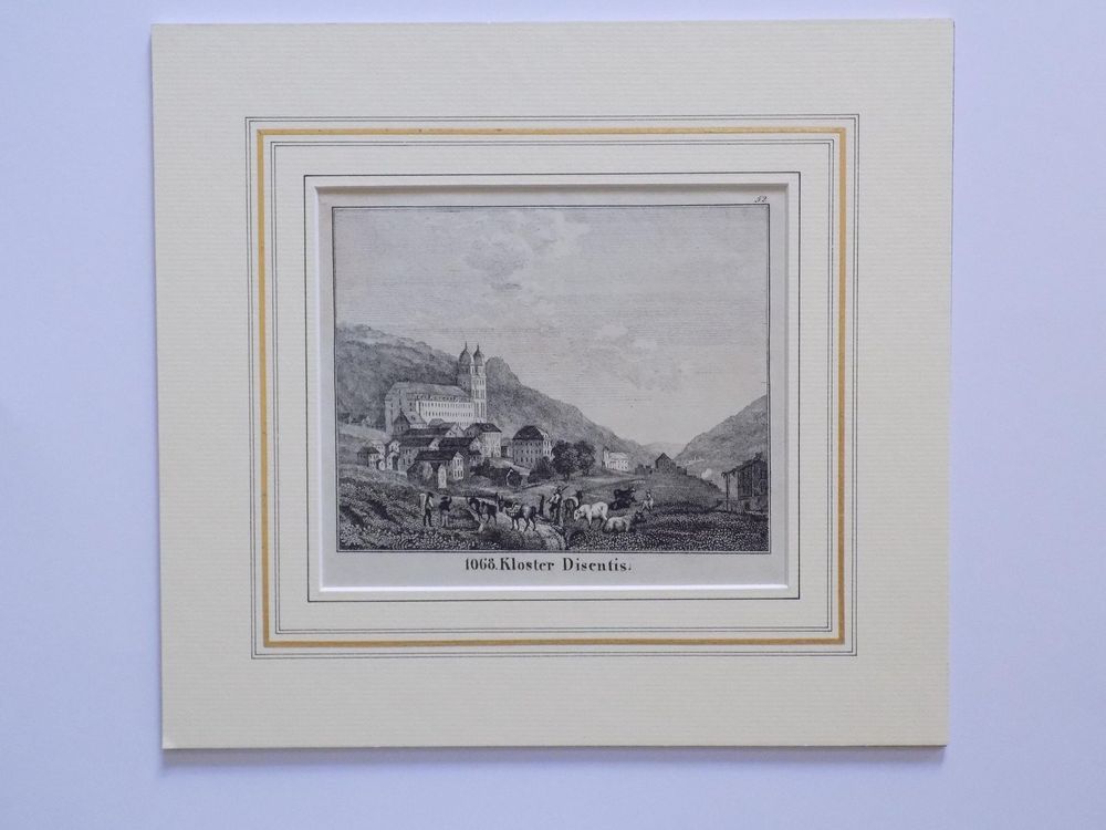 Disentis Xylographie in Passepartout (Gebraucht) in Risch für CHF 55 ...
