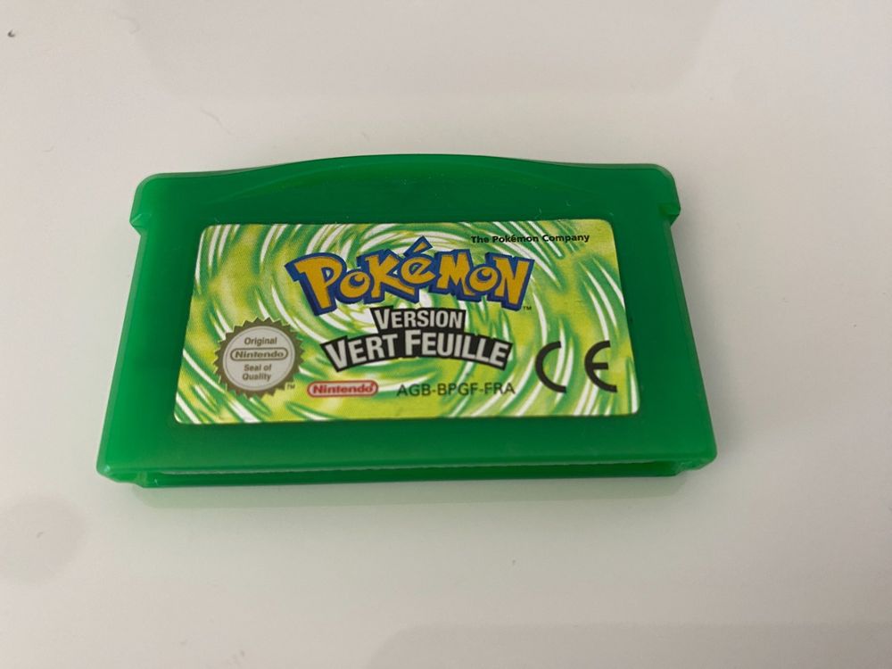 Pokemon version vert feuille - Game Boy Advance (Gebraucht) in Bussigny ...