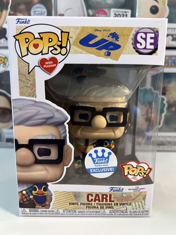 Funko POP! Disney Pixar Up Carl with Baby Snipes Limitée (Nuovo e nell ...