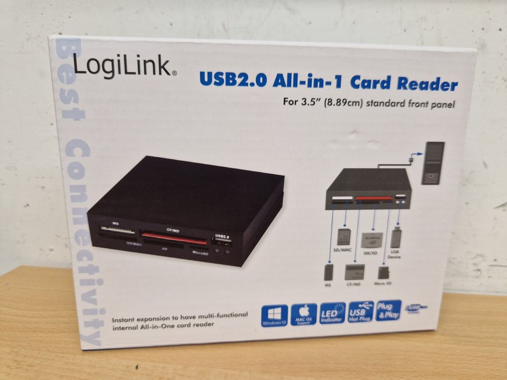 Logilink Cardreader USB 2.0 intern 54-in-1 ab 1.- *NEU* | Kaufen auf ...