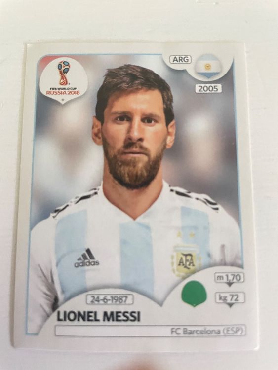 Panini Russia 2018 Lionel Messi | Kaufen auf Ricardo