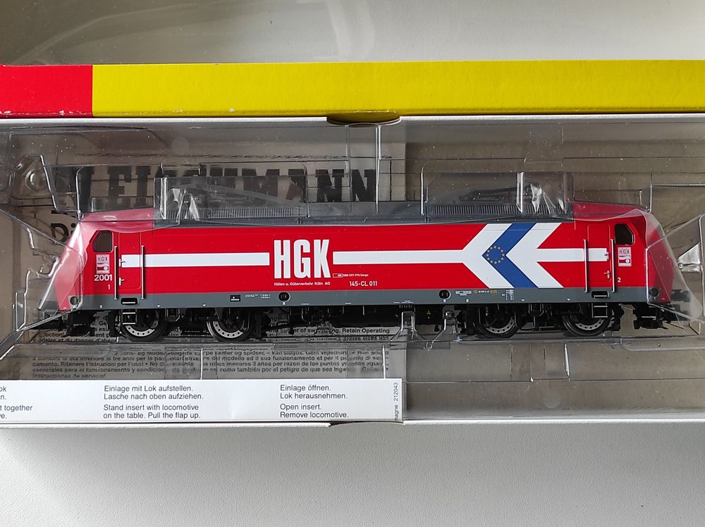 E-Lok BR 145 "HGK 2001" der SBB Cargo von Fleischmann H0,GS (Neu und ...