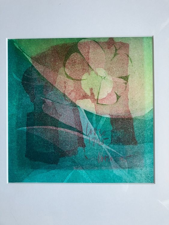 schöne Litho, signiert | Kaufen auf Ricardo