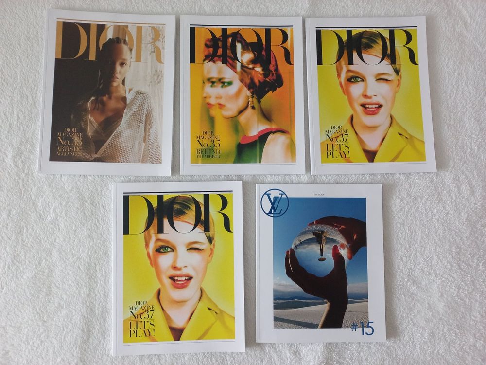 4x Dior Magazine - Katalog und 1x Louis Vuitton Katalog | Kaufen auf ...