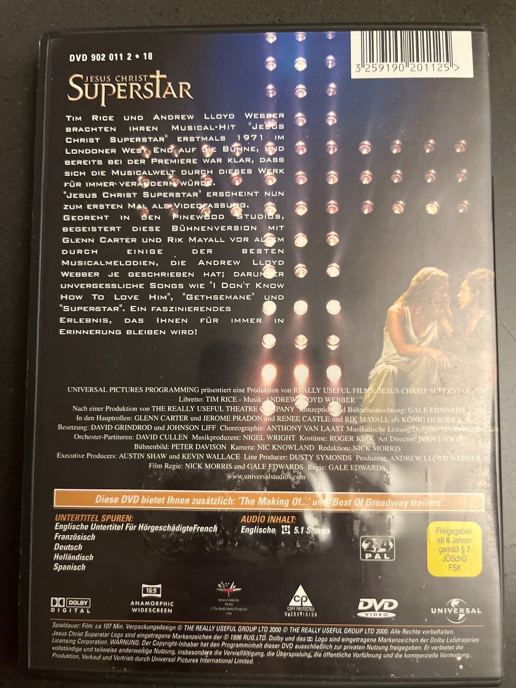 Jesus Christ Super Star (1996) DVD 📀 (Neu (gemäss Beschreibung)) in ...