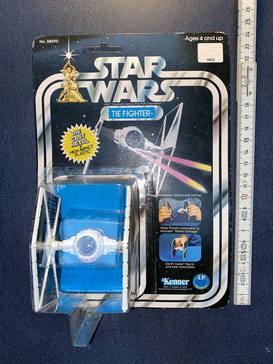 Star Wars TIE Fighter Kenner OVP 1977 Vintage (Neu und originalverpackt ...