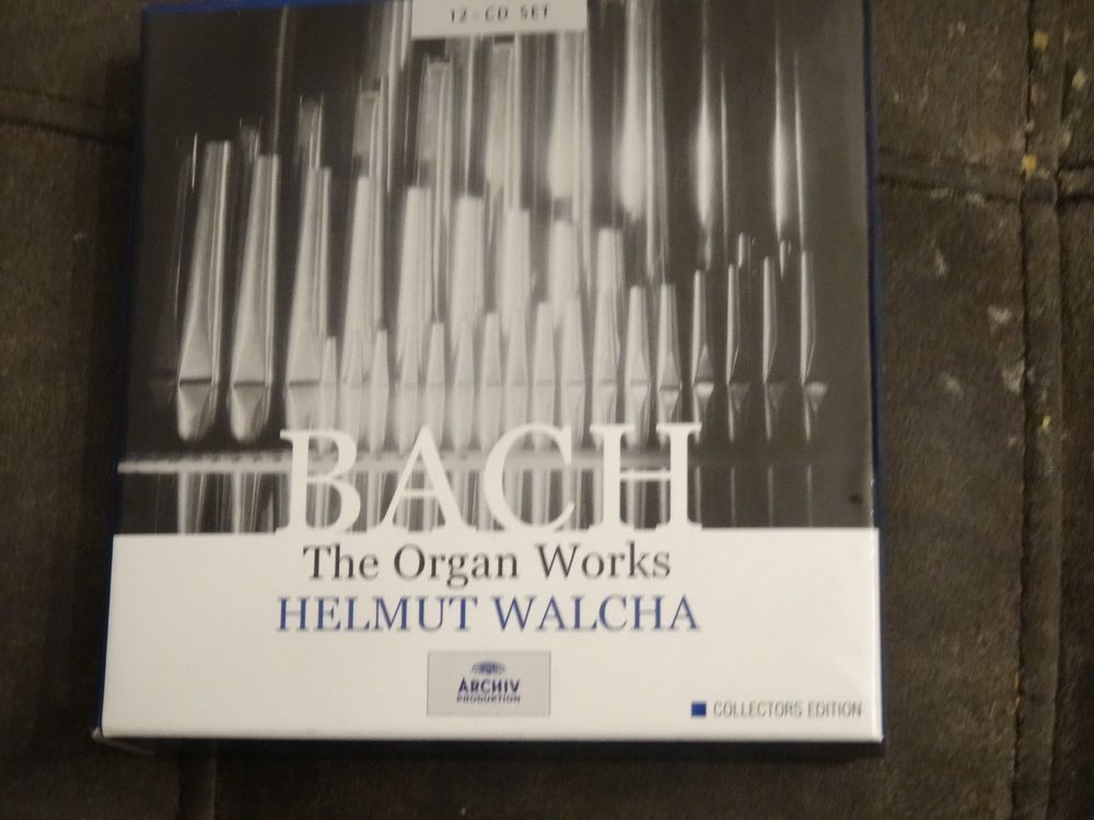 Bach - The Organ Works - Helmut Walcha 12-CD SET BOX (Gebraucht) in ...