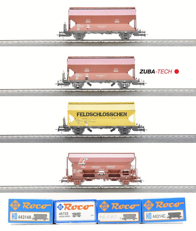 Roco 4x Selbstentladewagen der DB H0 GS mit OVP | Kaufen auf Ricardo