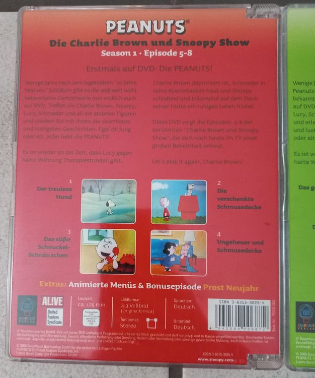 Peanuts, Die Charlie Brown und Snoopy Show 2 DVDs (Gebraucht) in ...