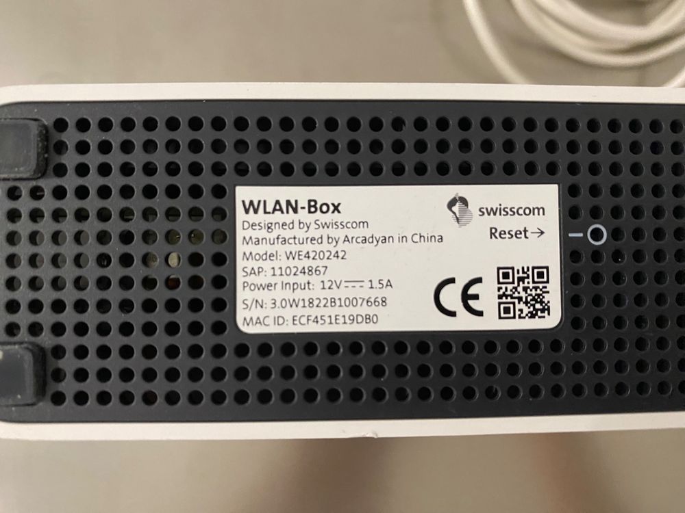 Swisscom Wlan Box 1 | Kaufen auf Ricardo