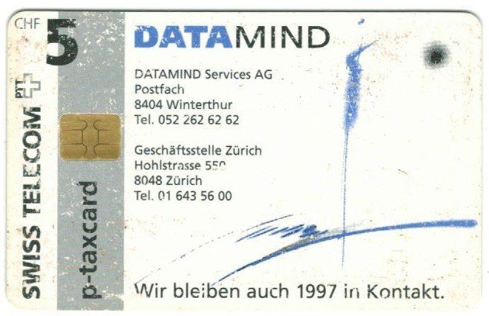 Taxcard Chip-231 Datamind, 2. Qualität (Gebraucht) in Zürich für CHF 0.5 – mit Lieferung auf ...