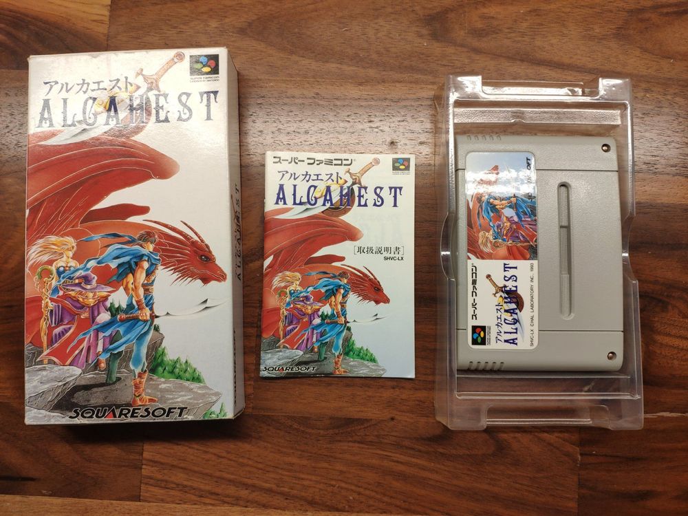 SNES Alcahest RPG jap Squaresoft (Neu (gemäss Beschreibung)) in ...