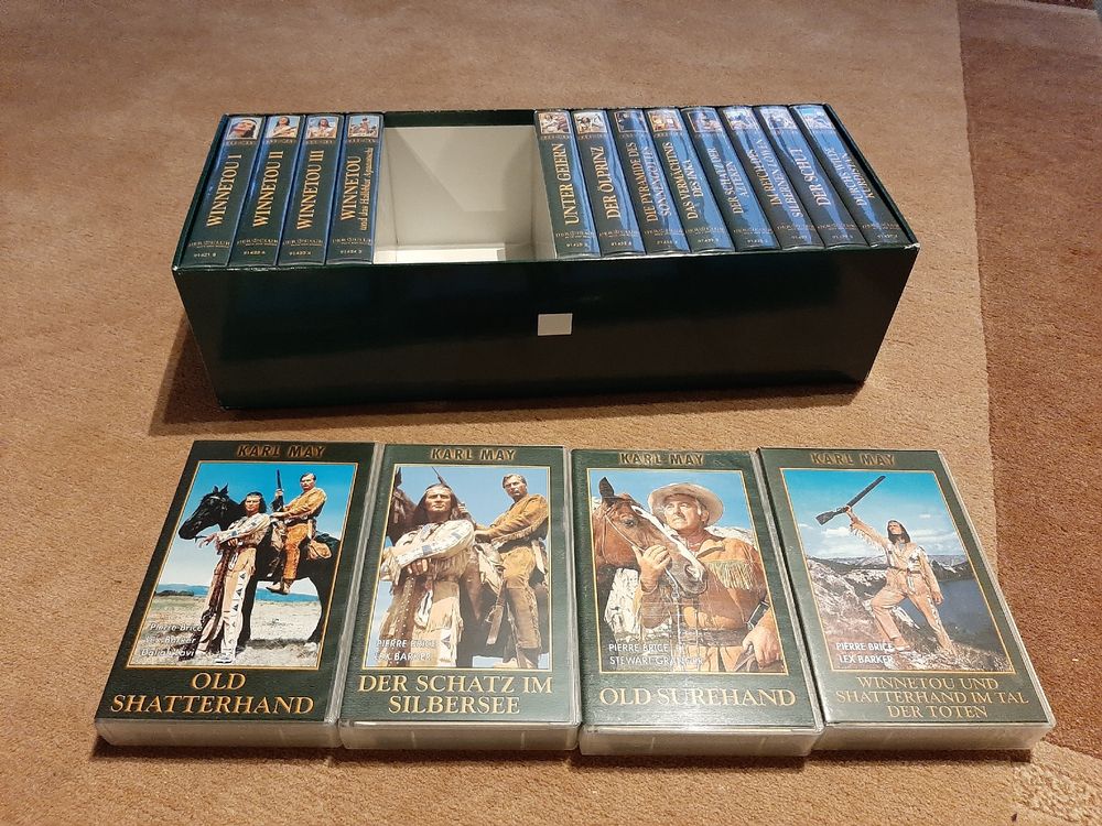 Winnetou VHS 16 Film Box Set (Gebraucht) in Wittenbach für CHF 20 – mit ...