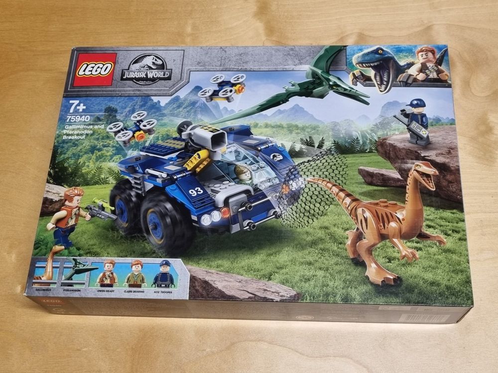 LEGO Jurassic World 75940 Gallimimus and Pteranodon Breakout (Neu und ...
