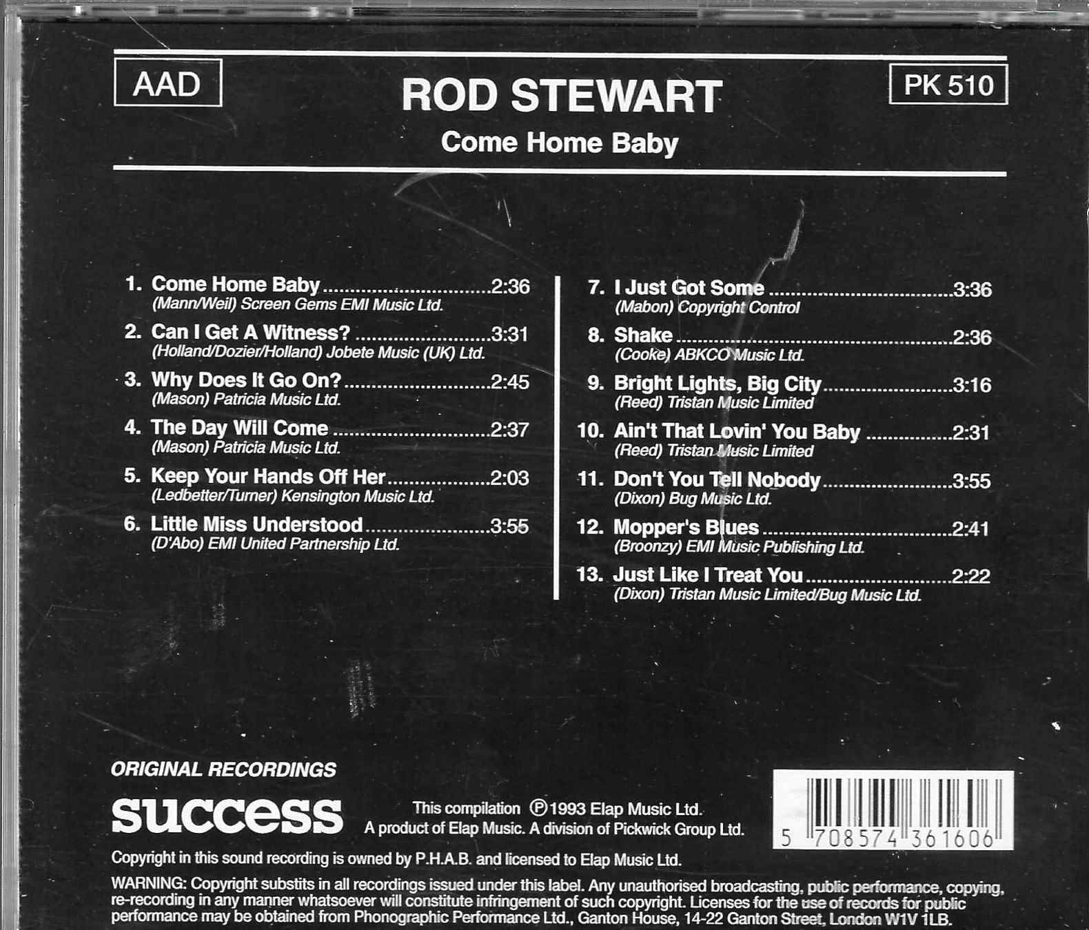 Rod Stewart - Come Home Baby (Gebraucht) in Savagnier für CHF 3 – mit ...