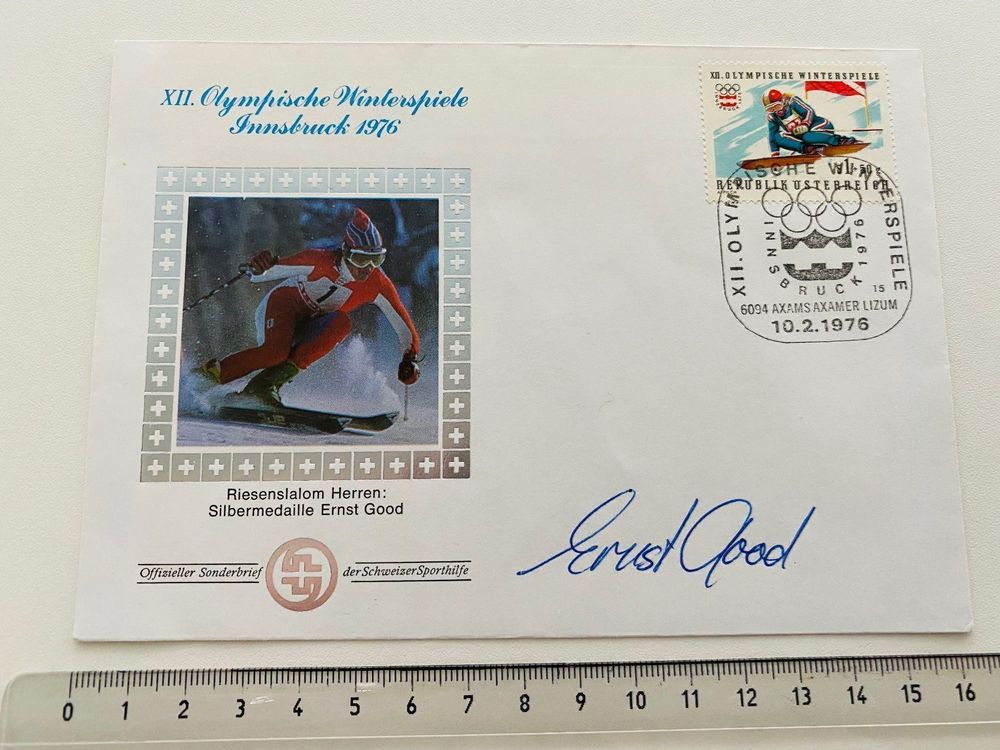 1976 Ernst Good Silber Autogramm Riesen | Kaufen auf Ricardo