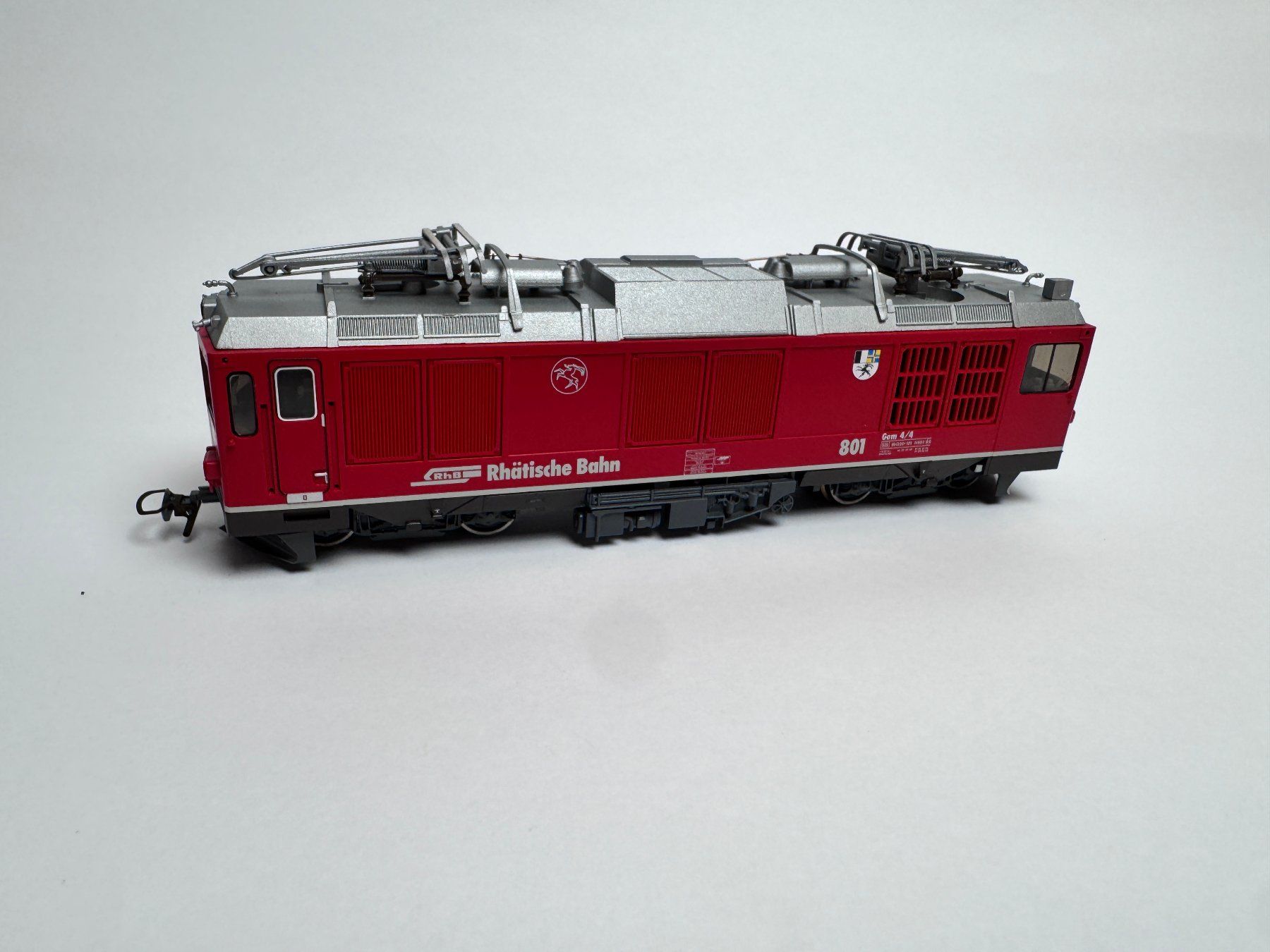 Bemo 1367 121 H0m RhB Gem 4/4 802 Zweikraftlok mit Sound (Gebraucht) in ...