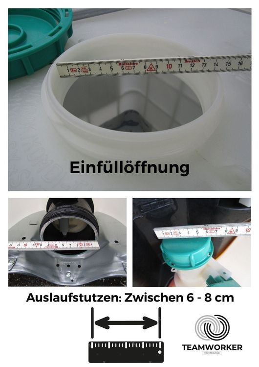 IBC Wassertank 1000 Liter (2 Tanks) (Neu (gemäss Beschreibung)) in ...