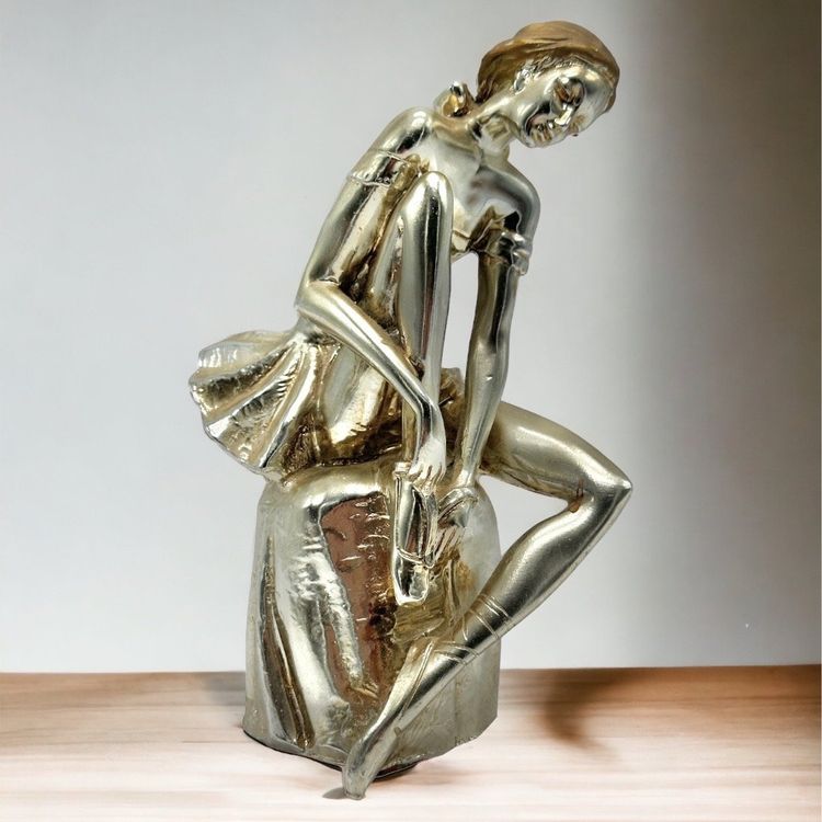 Statuette "Ballerine" métal argenté signée SAGNI 1988 Italie (Gebraucht ...
