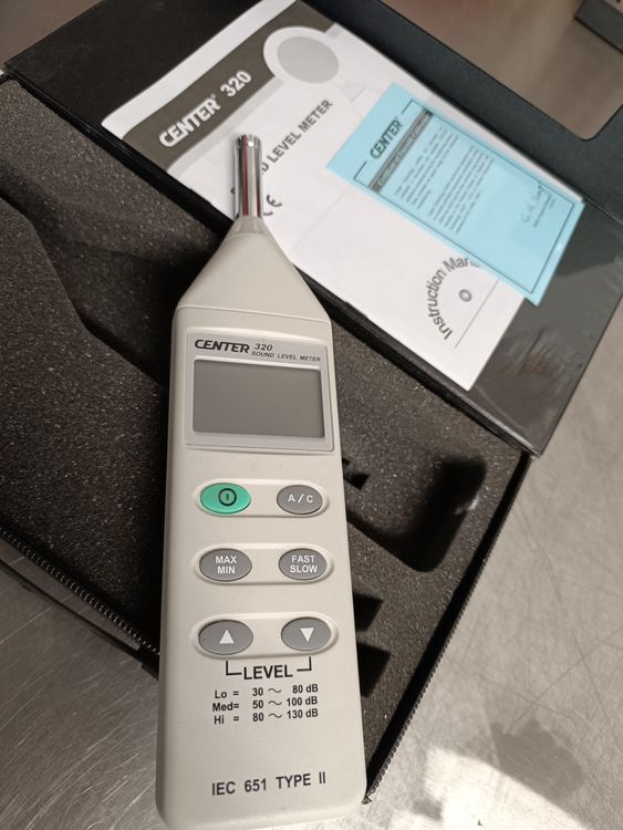 Lautstärkemessgerät/Schallpegelmessgerät Center 320 | Kaufen auf Ricardo