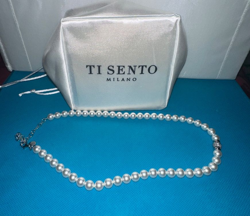 Ti Sento Milano Perlenkette 925 Silber Kette (Gebraucht) in Basel für CHF 31.5 – mit Lieferung ...