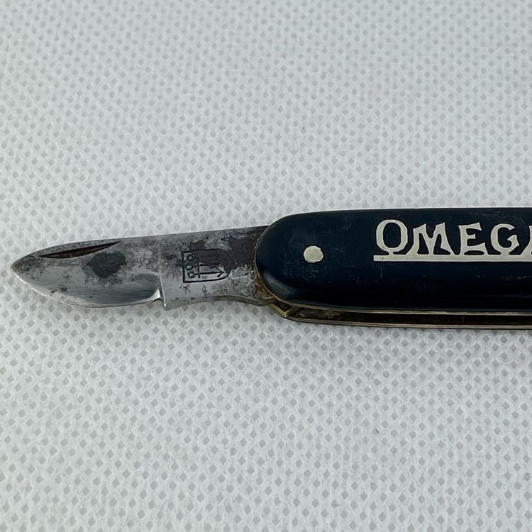 Vintage OMEGA Pocket knife Black Ebonsmann Solingen Germany (Gebraucht ...