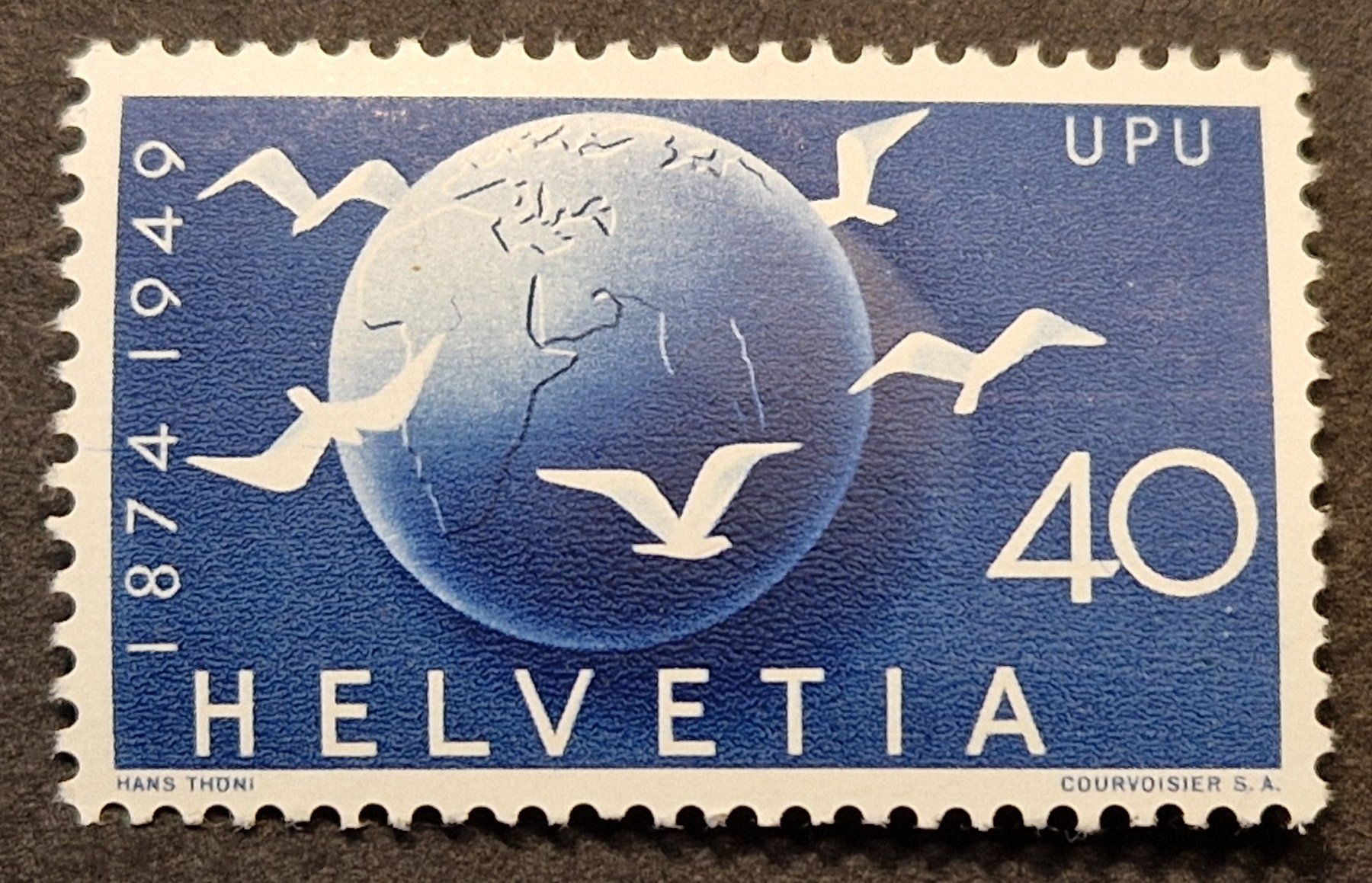 296 Blauer Strich durch die Marke (nicht im Spez) (Gebraucht) in ...