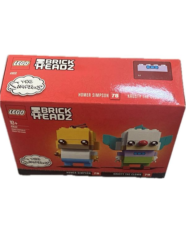 Lego BrickHeadz 41632 - Homer Simpson & Krusty the Clown EOL (Neu und ...