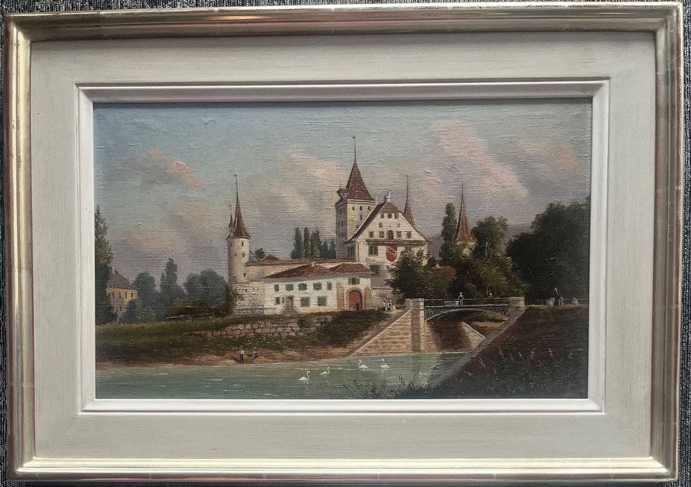 Jean Wolf (1841-?) Gemälde aus Schloss Nidau (Gebraucht) in Root für ...