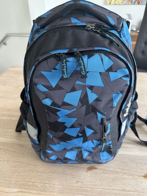 Satch School Backpack Ergonomic Design Blue Black (Gebraucht) in ...