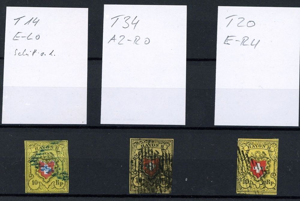 Kleines Lot mit 3 Rayon II, gelb | Kaufen auf Ricardo