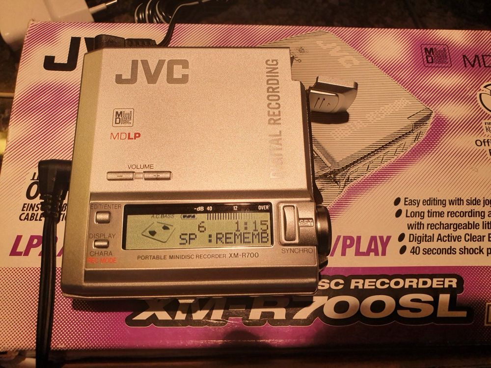Minidisc-Player/Recorder (JVC XM-R700SL) | Kaufen auf Ricardo