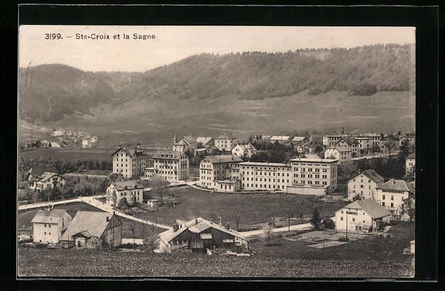 AK Ste-Croix, Village et le Sagne, 1903 | Kaufen auf Ricardo