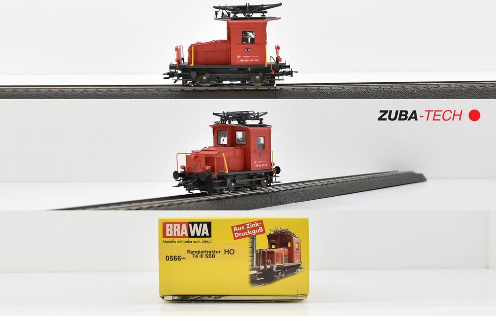 Brawa 0566 Rangierlok Te III SBB H0 WS Analog mit OVP (Gebraucht) in St ...