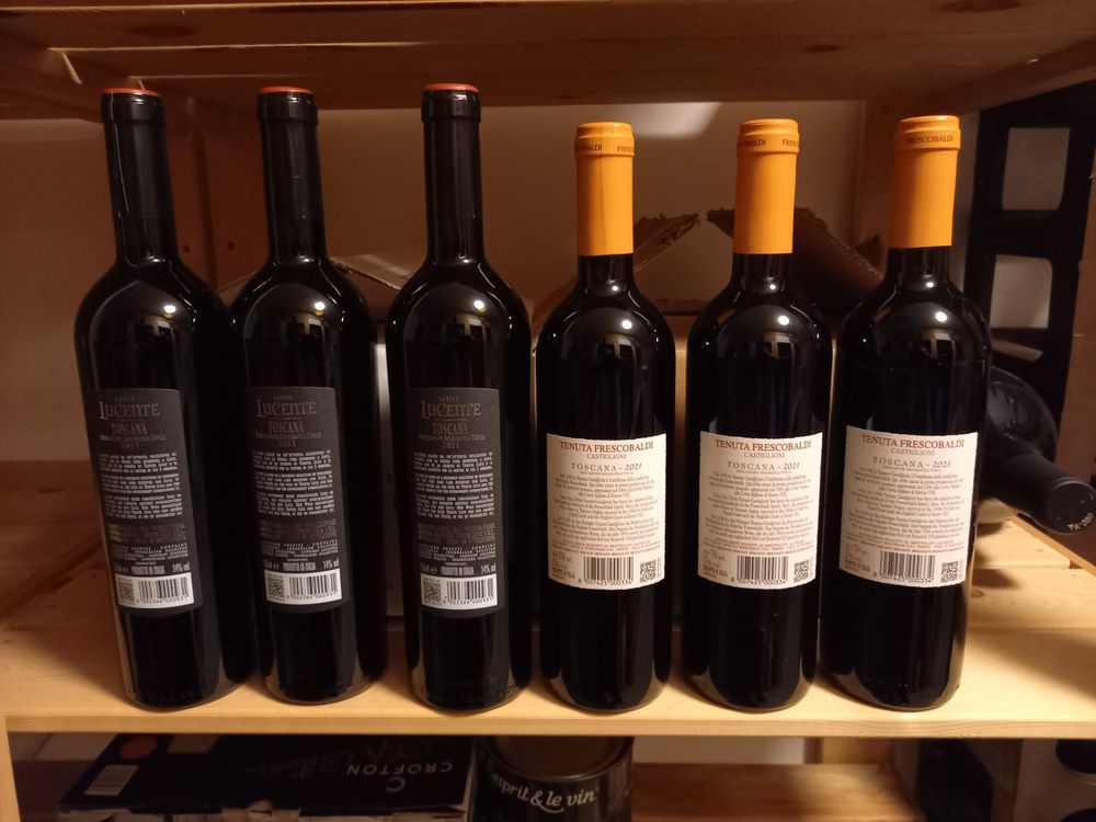 Lucente 2021 + Frescobaldi Castiglioni 2021 (Neu (gemäss Beschreibung)) in Courtételle für CHF ...