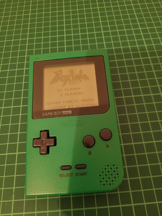 Green Game Boy Pocket Bundle - Boxing and Yoshi Games (Gebraucht) in ...
