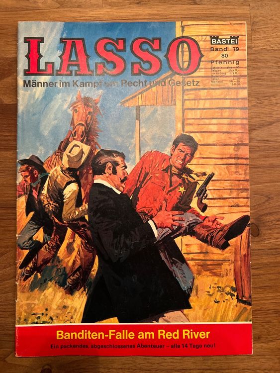 Lasso Nr. 79 Bastei Verlag Original von 1968 Rarität Kult | Kaufen auf ...