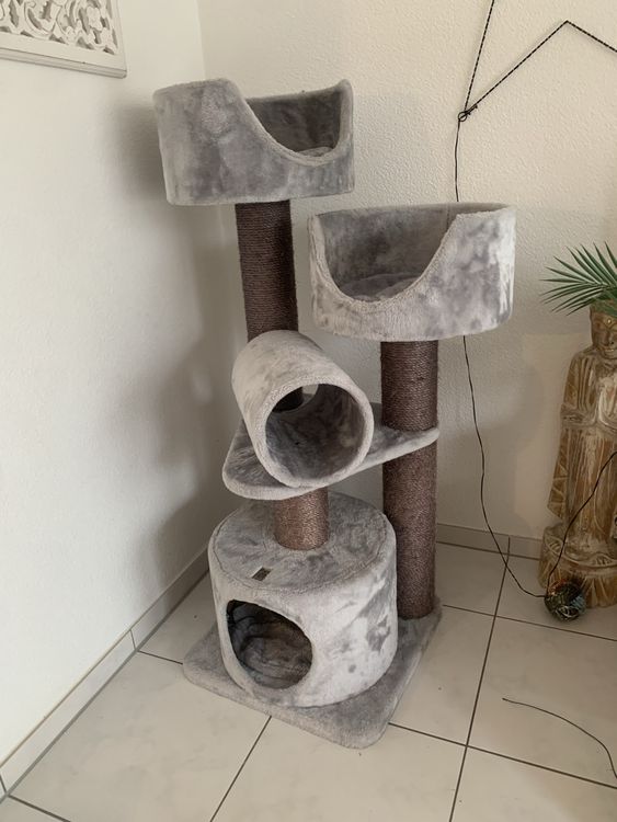 Katzenbaum, grau, Petrebels (Gebraucht) in Lyss für CHF 110 – nur ...