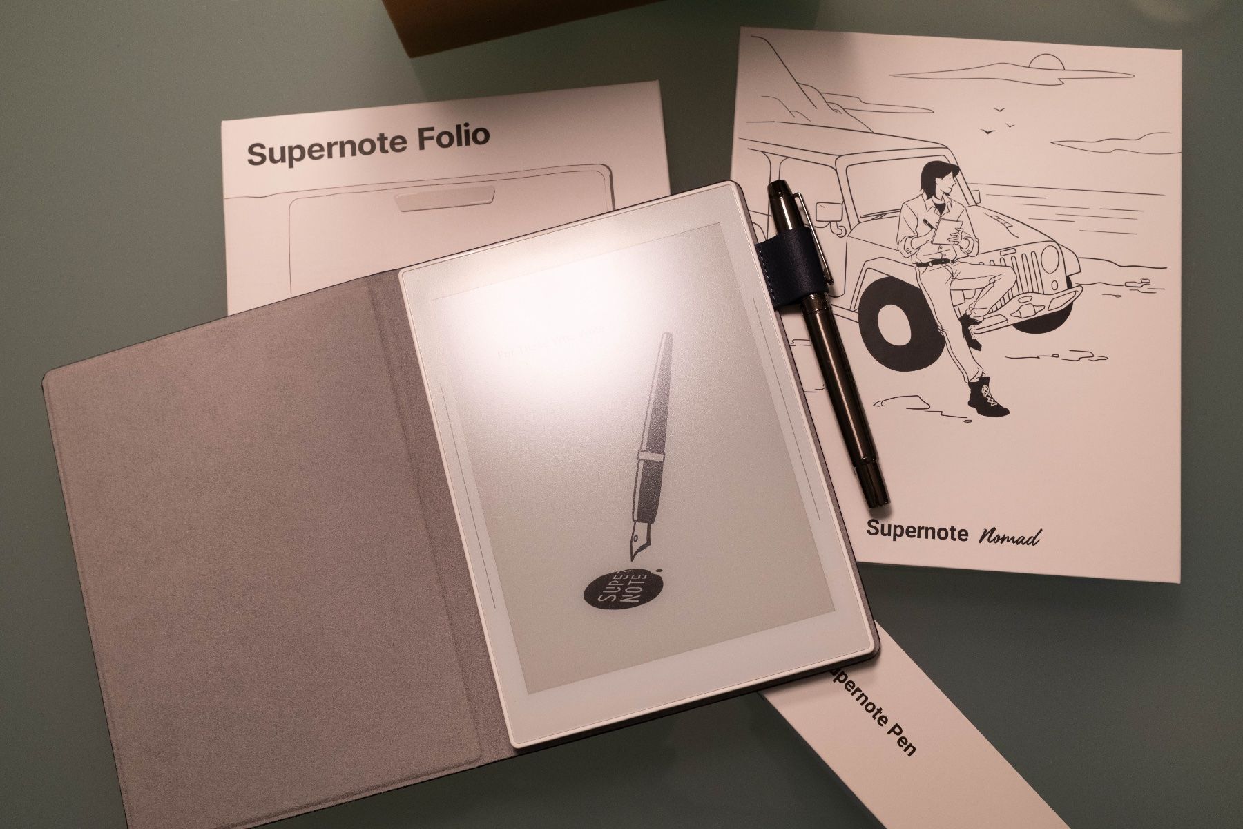 E-Ink Set: Supernote A6X2 Nomad inkl. Samurai Pen & Folio (Neu (gemäss ...