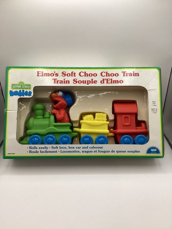 Train Elmo vintage 1992, avec boîte d'origine Sesame Street (Gebraucht ...